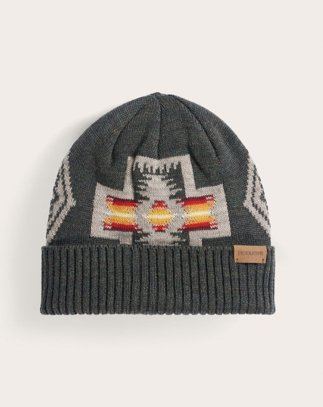 Pendleton Knit Cap Merino Harding Olive – Autry Museum Store